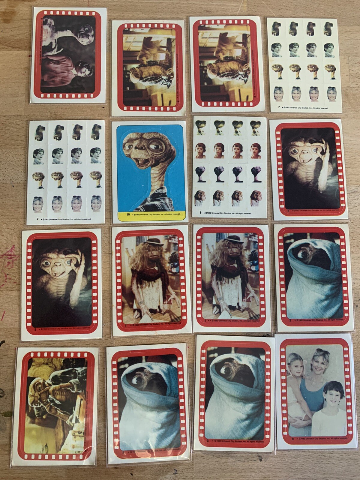E.T . The Extra-Terrestrial Cards and stickers, Lot of 185+ | eBay