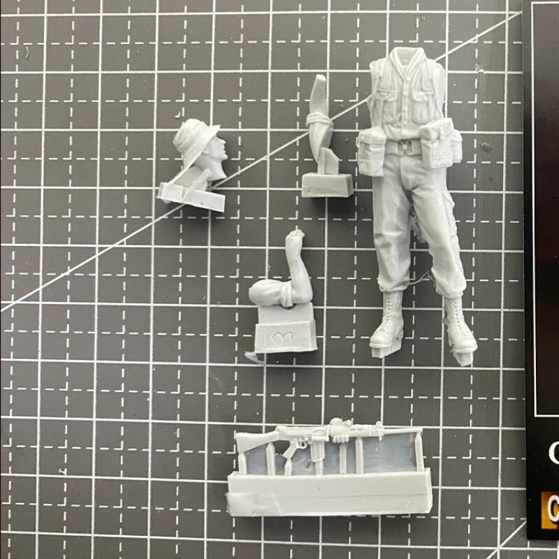 1/35 Resin Figure Model Kit Military RAR Infantry Unassembled Unpainted ...