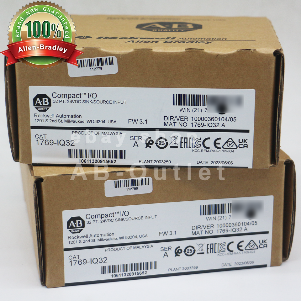 New 1769-IQ32 CompactLogix 32 Pt 24VDC D/I Module | eBay