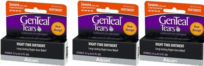 GenTeal Tears Night-Time Ointment 0.12oz (3 Pack) | eBay