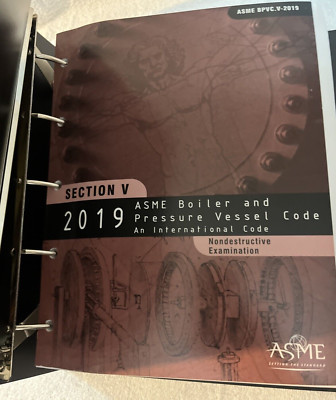 ASME Code Book BPVS SEC V 2019 Welding | eBay