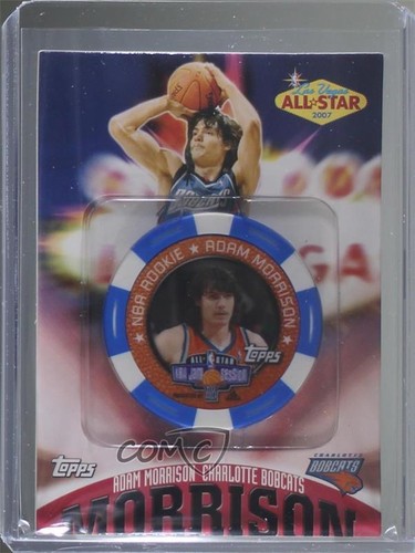 2007 NBA All-Star Jam Session Card and Poker Chip /999 Adam Morrison ...