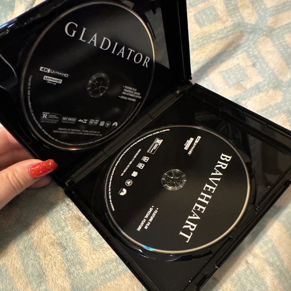 Gladiator / Braveheart 2-Movie Collection 4K Ultra HD. 2 Discs ...