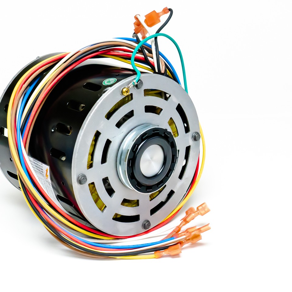 NBK 20590 Furnace Air Handler Blower Motor 1/5-1/2-3/4 HP 1075 RPM 115 ...