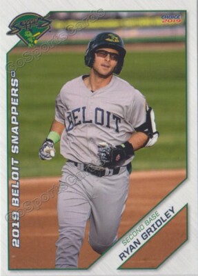 2019 Beloit Snappers Ryan Gridley RC Rookie Oakland Athletics | eBay
