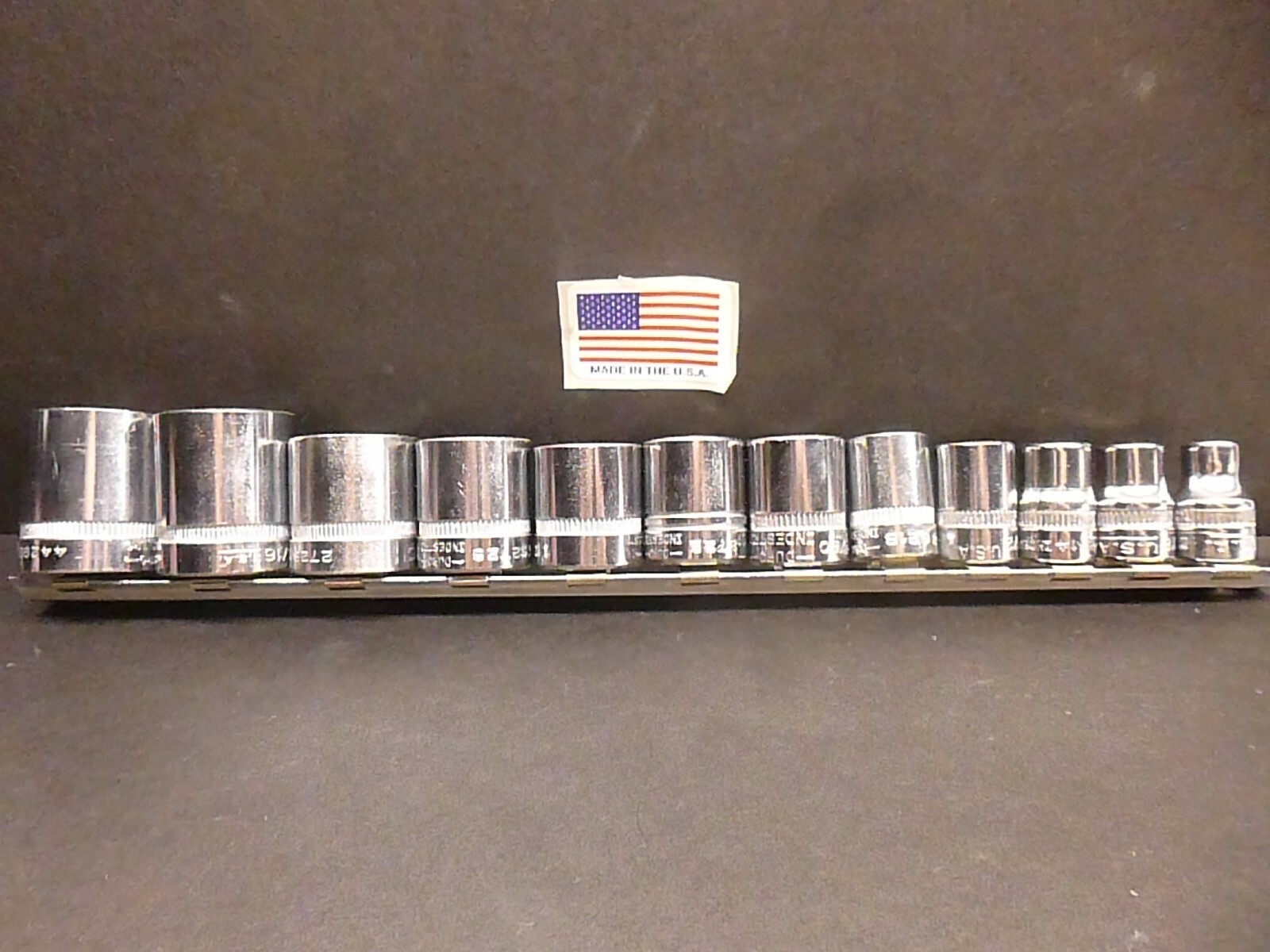 Duro/Indestro 3/8 Dr. 12pc Socket Set Made in the USA | eBay