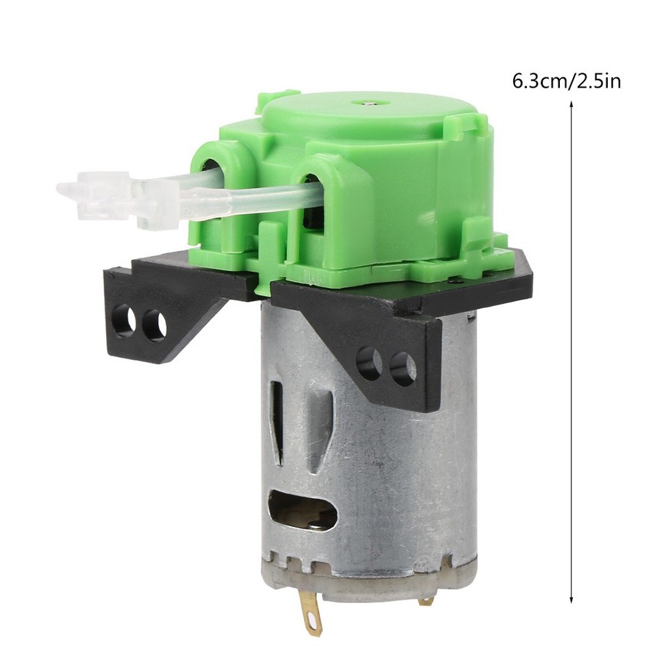 (green 12v 1*3)Dosing Pump Peristaltic Tube Head For Aquarium Lab ...