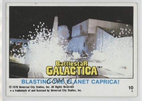 1978 Topps Battlestar Galactica Blasting the Planet Carprica #10 1md | eBay