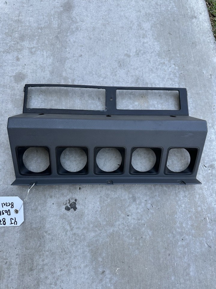 87-95 Jeep Wrangler YJ Gray Radio Dash Center Bezel Trim OEM | eBay