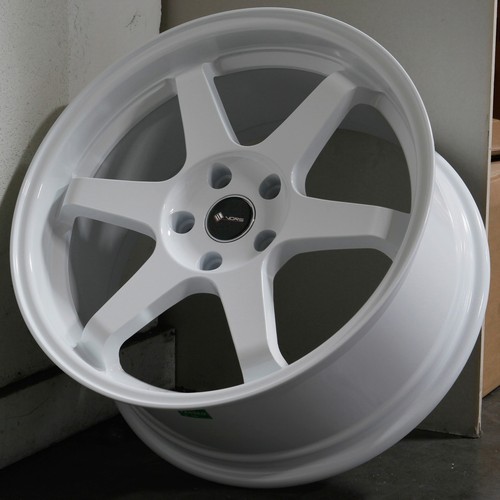 18x9.5 White Wheels Vors TR37 5x114.3 35 (Set of 4) 73.1 781119503629| eBay