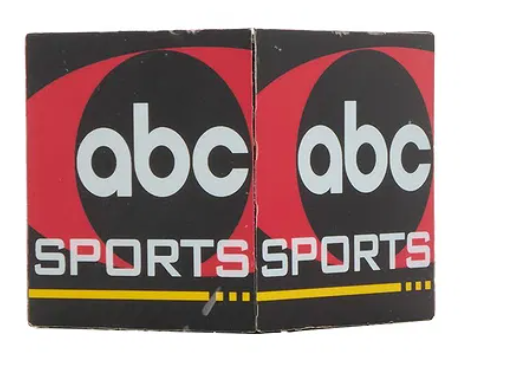 ABC SPORTS Microphone ID CUBE production original tv show props movies ...
