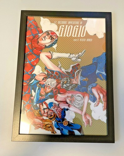 JoJo's Bizarre Adventure Jojo Araki poster framed clear file Golden ...