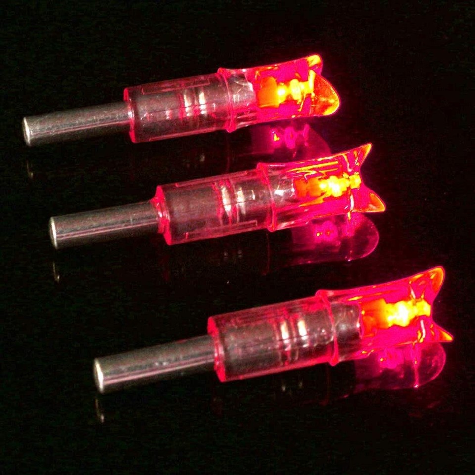 3PCS Lighted Nocks for Crossbow Bolts .300''/7.62mm Inside Diameter ...