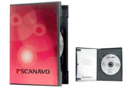 2 PCS Top Quality SCANAVO 1-Disc Single DVD Case 22mm, Black, DVD1 ...
