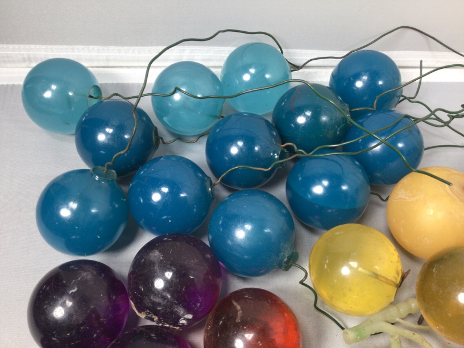 Mid century Grapes loose Lot for Crafting Purple Blue Yellow | eBay