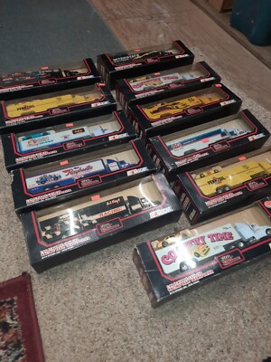 Lot of 11 nascar Racing Champions 1/64 Haulers Semi tractor trailers ...