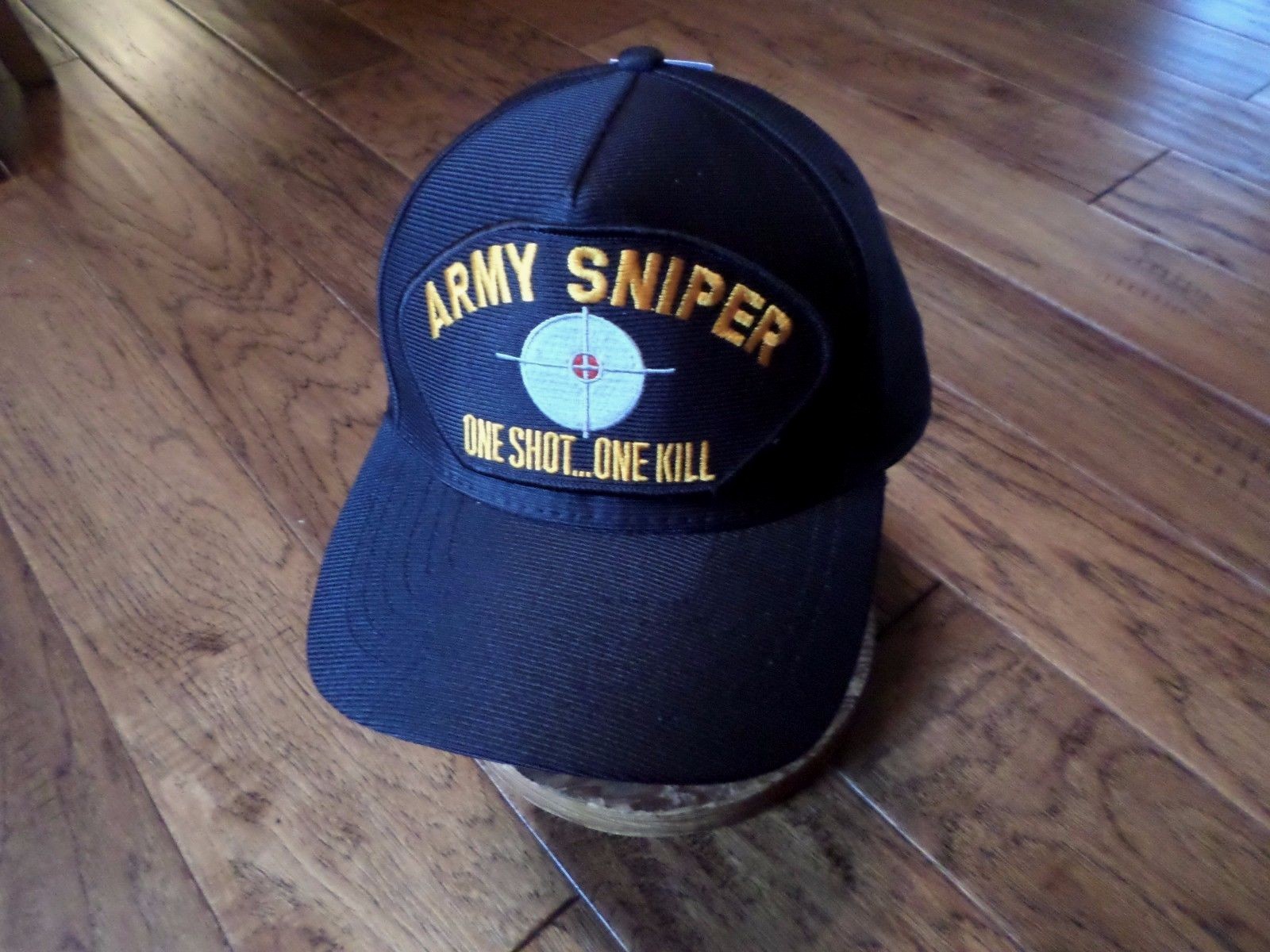 U.S ARMY SNIPER HAT ONE SHOT ONE KILL OFFICIAL U.S BALL CAP U.S.A MADE ...