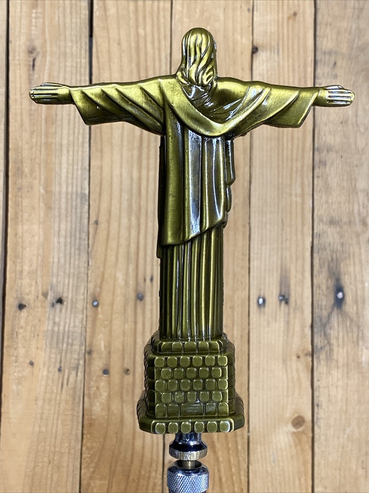 Jesus Beer Tap Handle Keg Metal Christ The Redeemer Statue Brazil | eBay