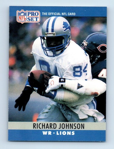 1990 Pro Set Richard Johnson Detroit Lions #100 | eBay