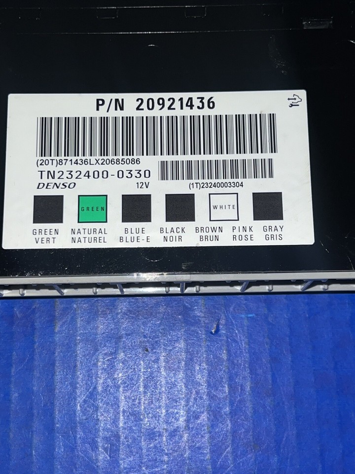 2007-14 GM Escalade Body Control Module Programmed To Your VIN BCM ...