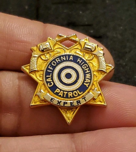 CHP California Highway Patrol Pistol Expert Pin | eBay