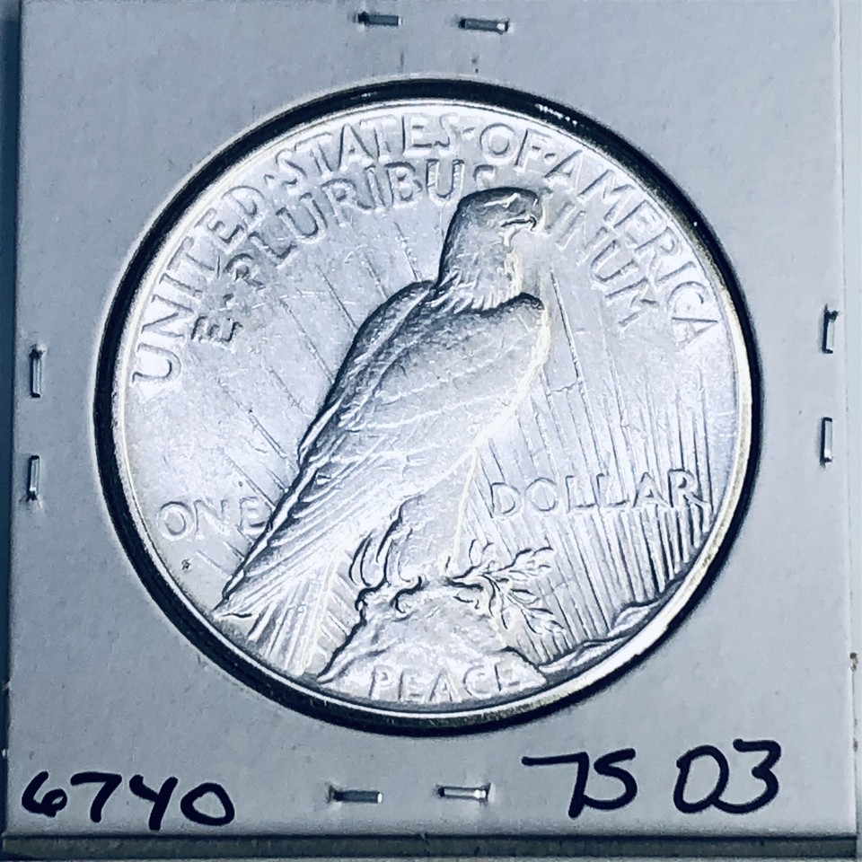 1926 S PEACE SILVER DOLLAR HI GRADE GENUINE U.S. MINT RARE KEY COIN ...