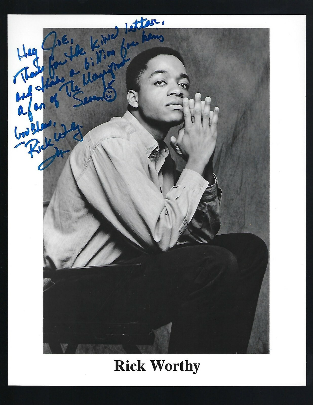 Rick Worthy signed 8x10 photograph Star Trek related actor | eBay