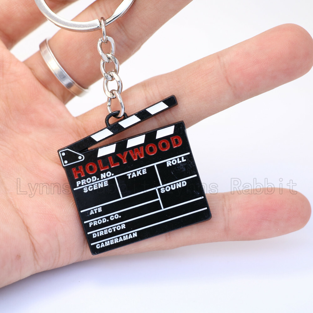 New Clapperboard Record board Model Keychain KeyRing Bag Pendant Gift ...