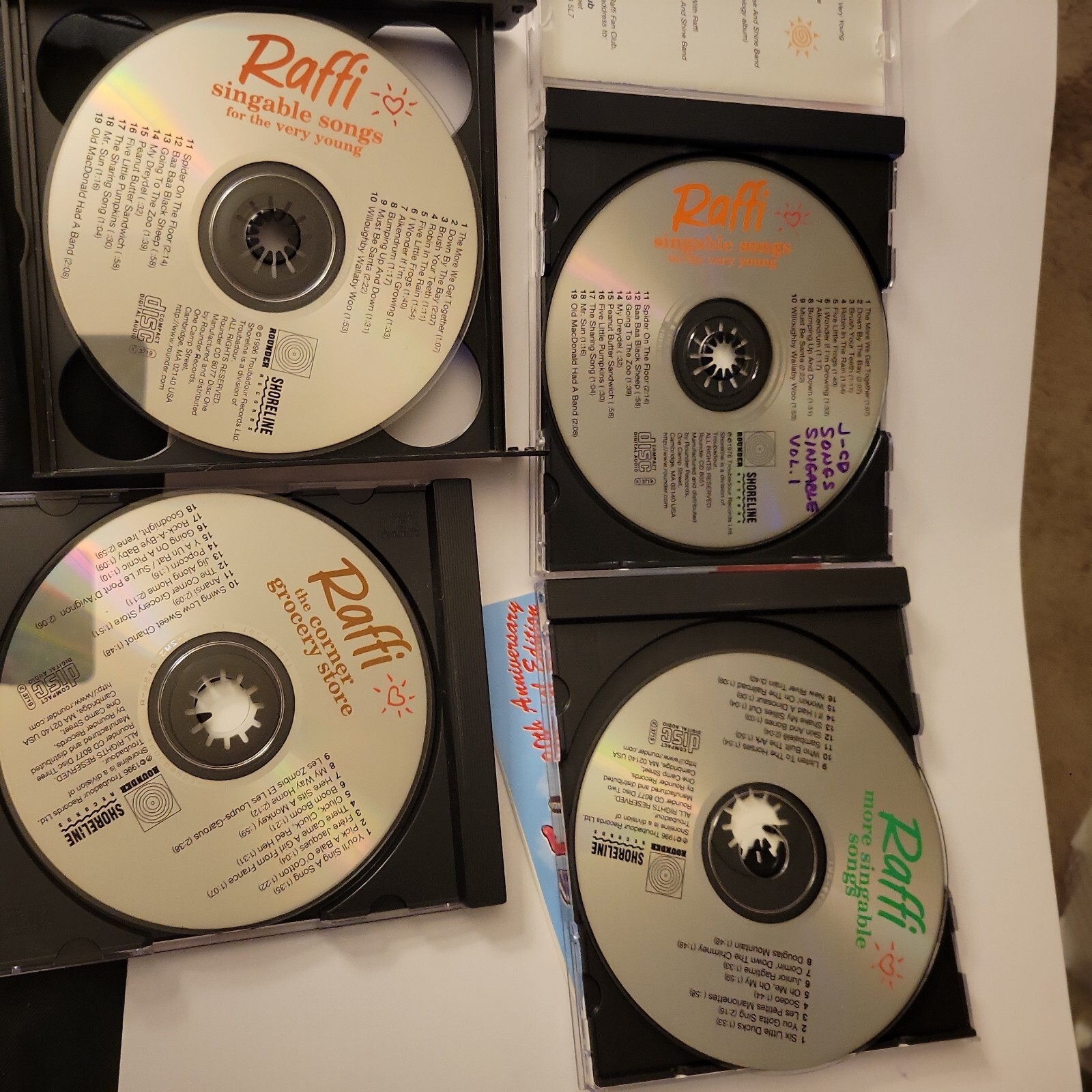 Singable Songs Collection (box Set) by Raffi (CD, 1996)+ 1 more Raffi ...