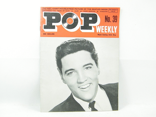 Pop Weekly #39 May 25 1963 Elvis Presley the Beatles Cliff Richard ...