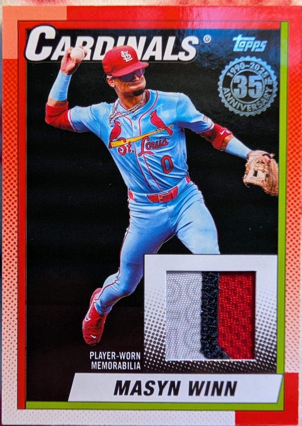 2025 Topps Series 1 - 1990 Topps Baseball Relics Masyn Winn #T90R-MAS ...