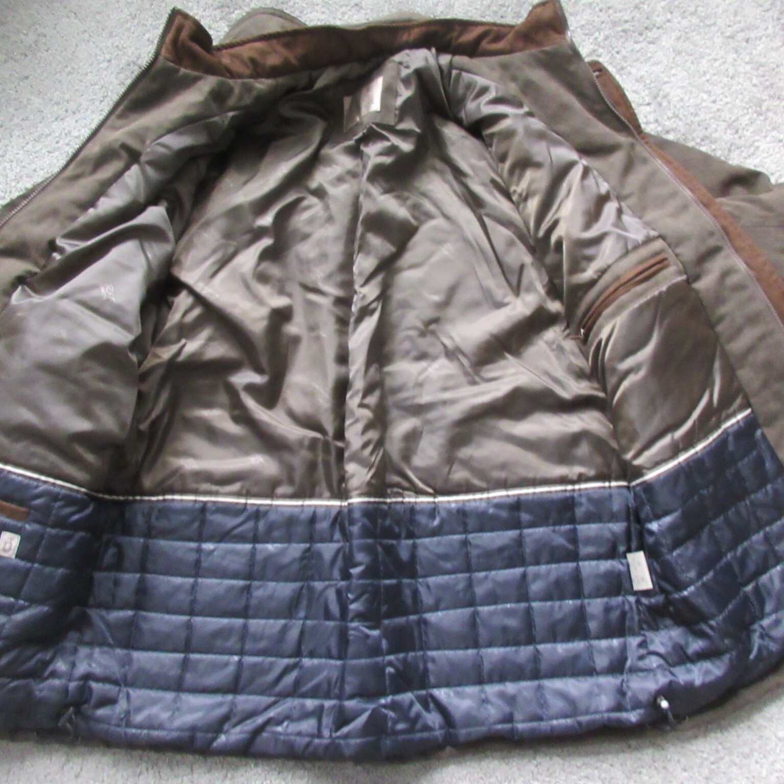 NWT MEN RFT RAINFOREST LINED BROWN CANVAS XL X-LARGE JACKET HEAVYWEIGHT ...