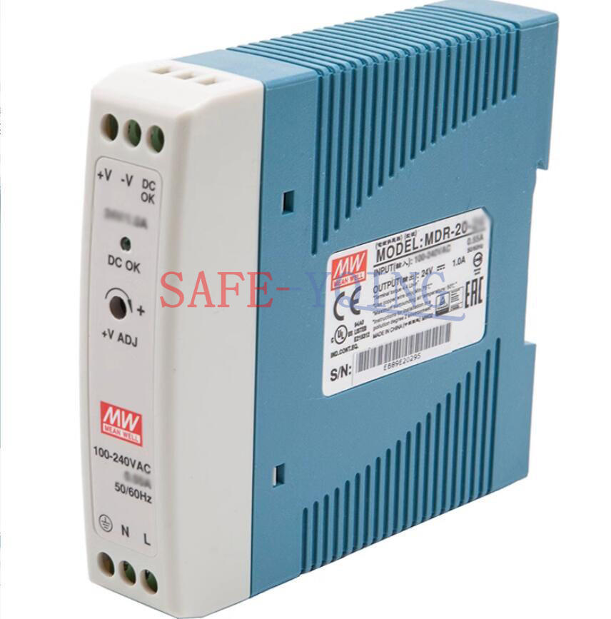ONE MEAN WELL Switching Power Supply Module MDR-20 DIN Rail Type MDR-20 ...