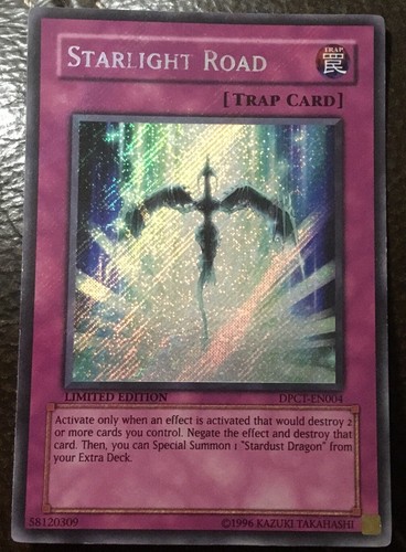 STARLIGHT ROAD *** SECRET RARE DPCT-EN004 YUGIOH. Limited Edition | eBay
