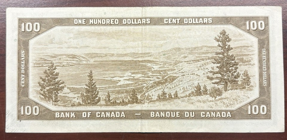 1954 Hundred Dollar Canadian Banknote 100$ Bank Of Canada | eBay