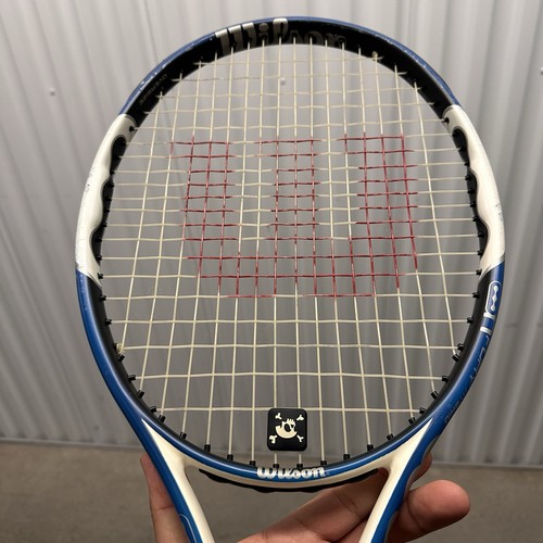 Wilson N Fury Hybrid Oversize 110 head 4 3/8” grip Tennis Racquet Blue ...