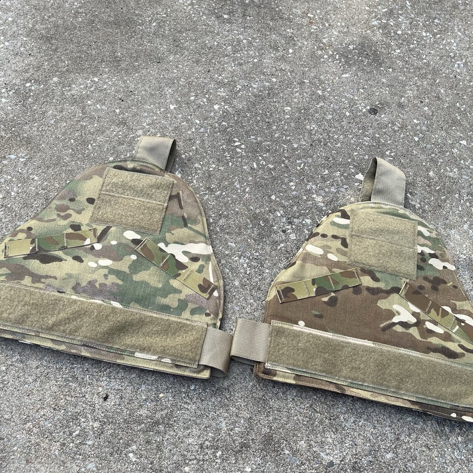 USGI Improved Outer Tactic Vest Protector w/Inserts Medium Large Long X ...