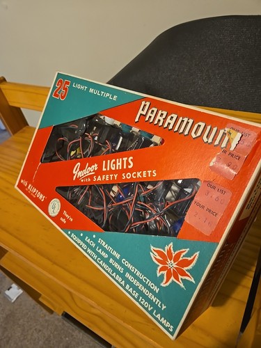 **Vintage Christmas** Paramount Indoor Lights 25 Light Multiple | eBay