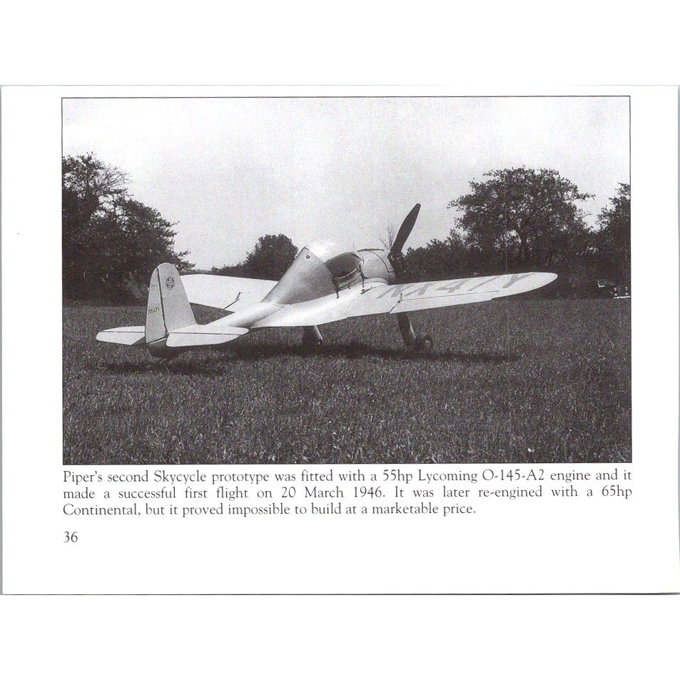 Piper's Second Skycycle Prototype Piper Aircraft Book Plate Print SJ9 ...