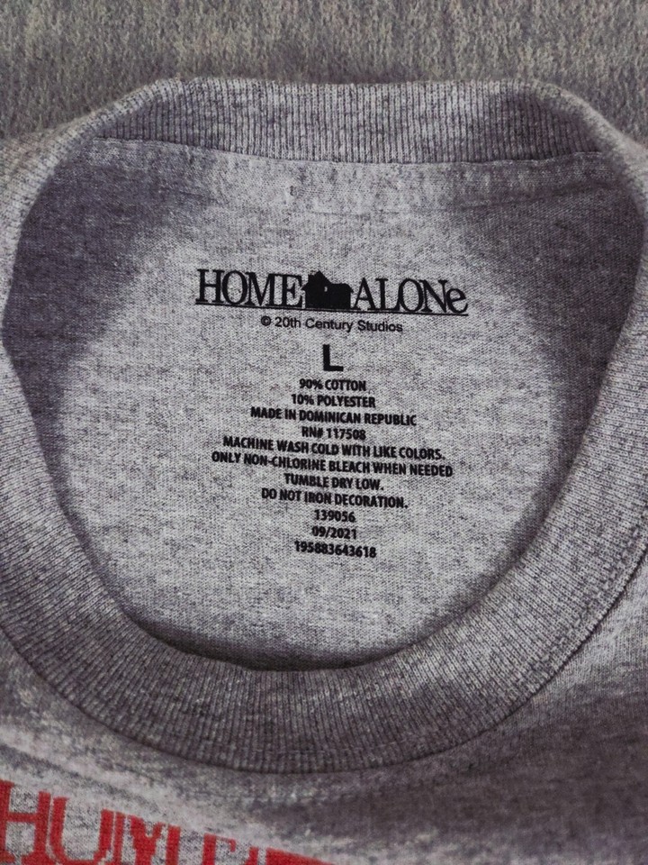 Home Alone Merry Christmas Ya Filthy Animal Shirt Adult Large Gray 2021 ...
