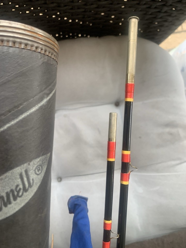 Harnell 8001 Vintage Fiberglass Spinning Rod Freshwater Fishing super ...