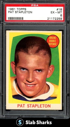 1961 TOPPS #18 PAT STAPLETON EX-MT PSA 6 | eBay