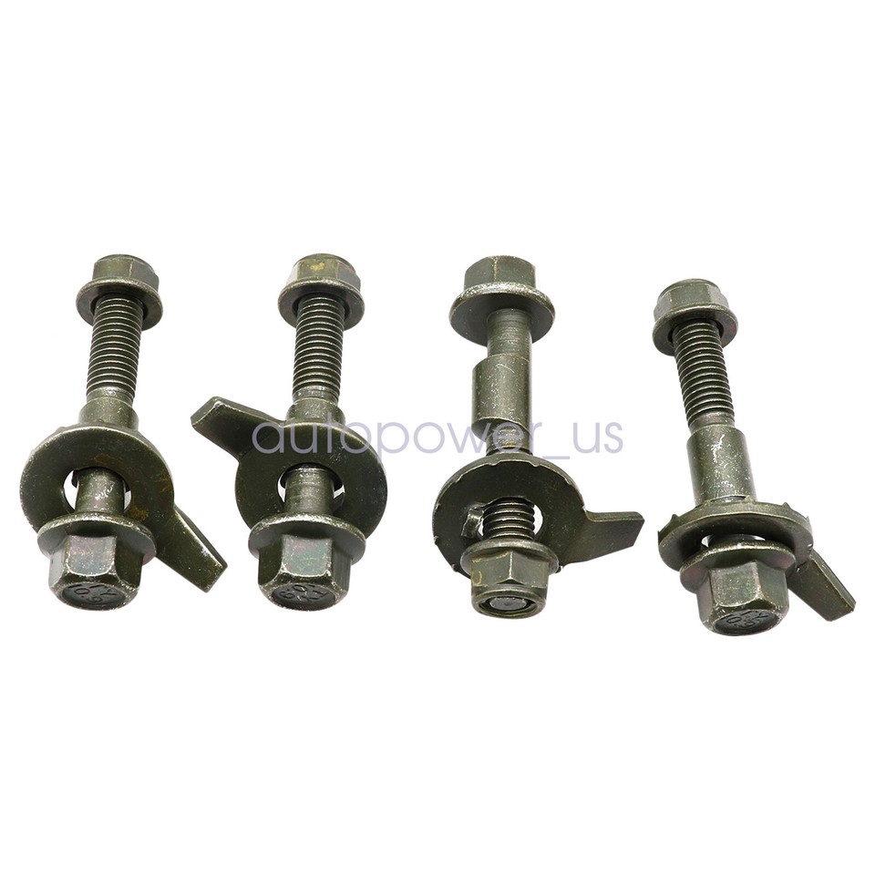 Adjustable Camber Correction Alignment Kit Fit Front Wheels Cam Bolt ...