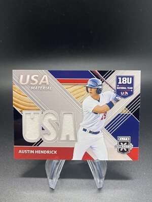 Austin Hendrick 2020 Panini EEE USA Game-Used Material USAM-AH ...