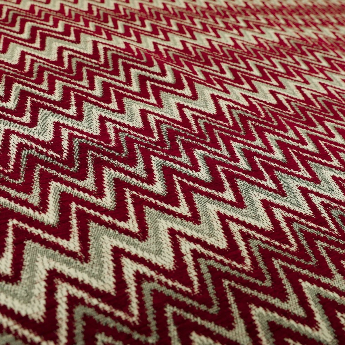 Red Chevron Curtains