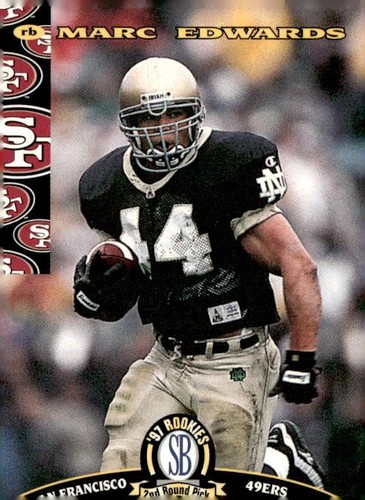 1997 Score Board NFL Rookies #57 Marc Edwards | eBay