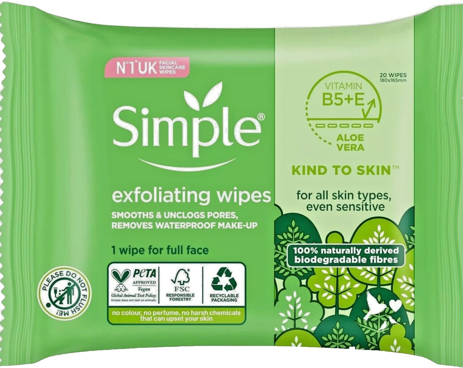 Face Wipes Simple | eBay UK