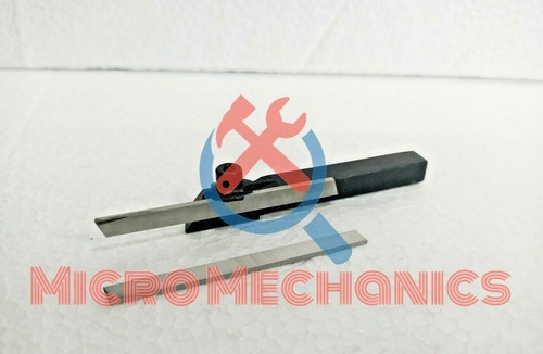 MINI LATHE PARTING CUT OFF TOOL HOLDER - 8MM SHANK + 2X M2 HSS Blade ...