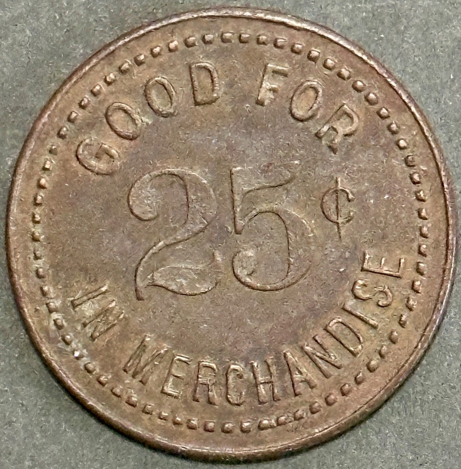 Hazel, South Dakota Trade Token, G. F. Pagel, General Merch. , Good For ...