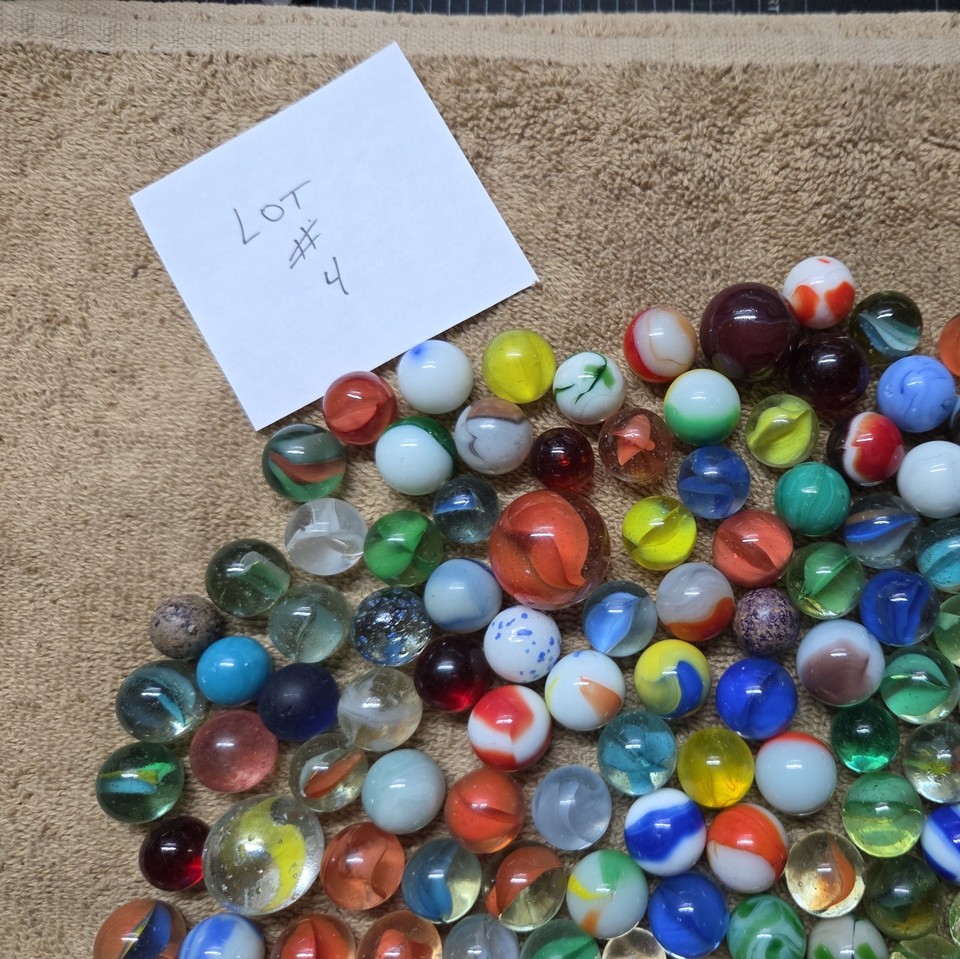 Vintage Machine Made Marbles 2.5lb Lot Mixed Makers FREE SHIPPING #4 | eBay
